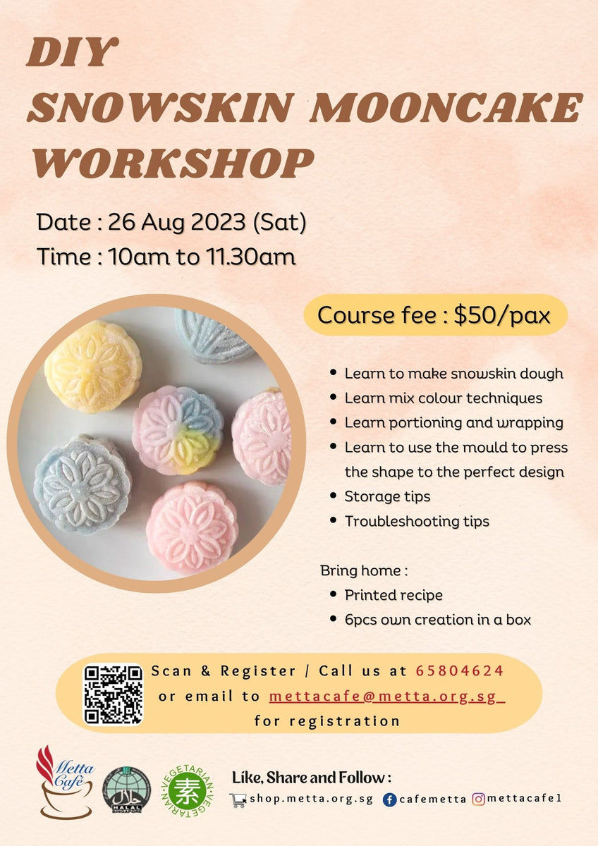 Metta Cafe DIY Snowskin Mooncake Workshop – OliveandLatte