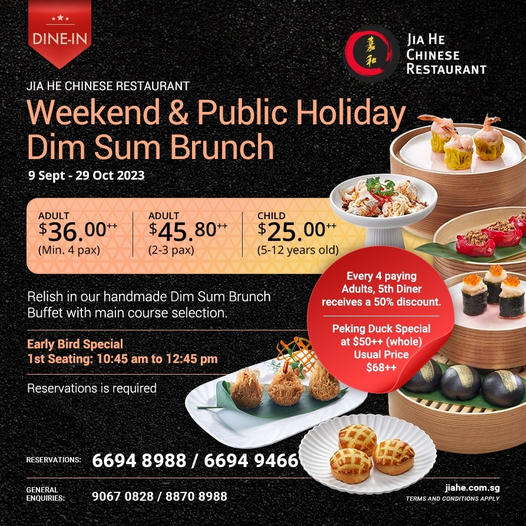 Weekend & Public Holiday Dim Sum Brunch at Jia He – OliveandLatte
