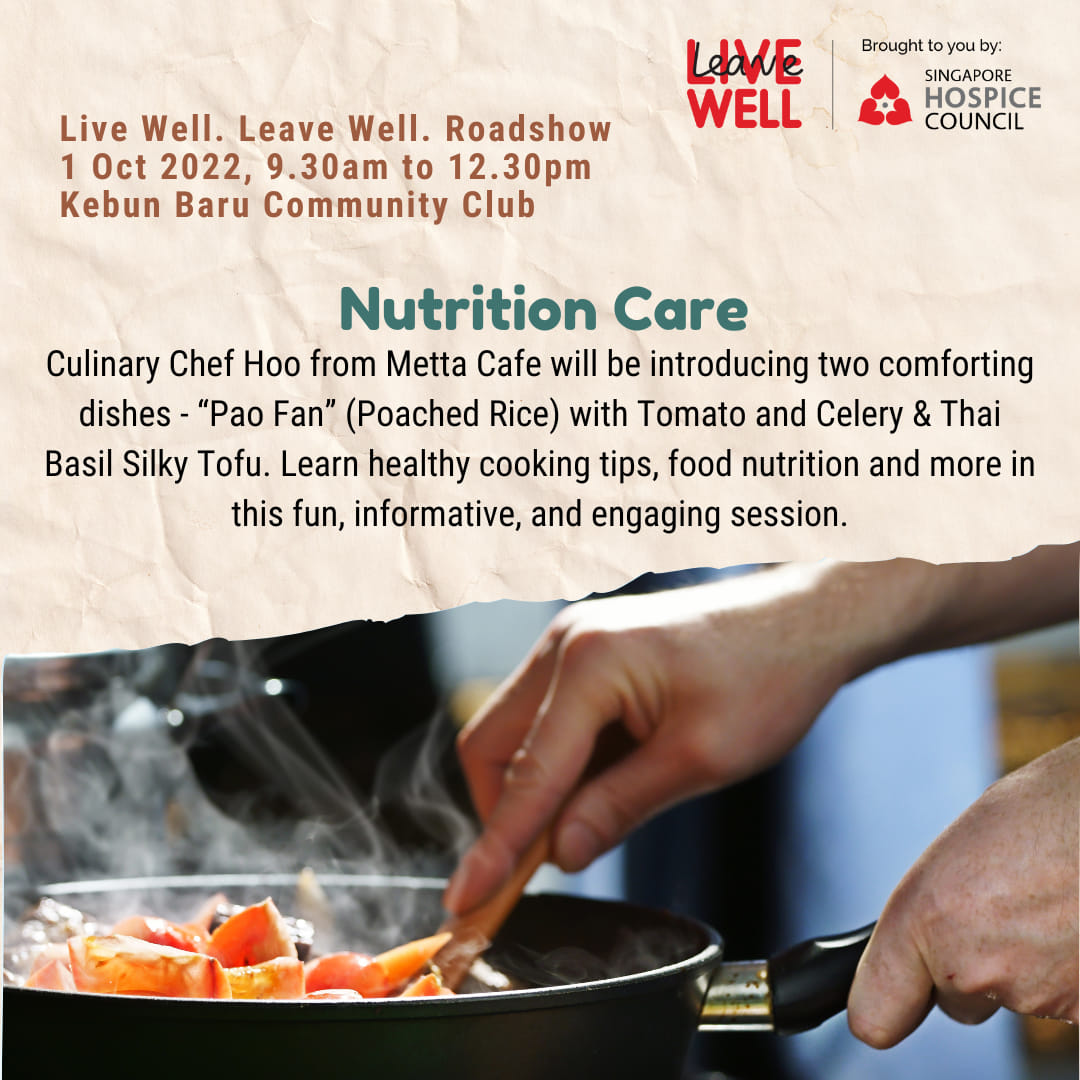 Nutrition Care with Metta Cafe-Live Well. Leave Well. Roadshow 2022 by ...